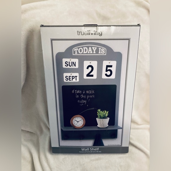 Wall Decor | New In Box Decorative Wall Shelf With Todays Date ...
